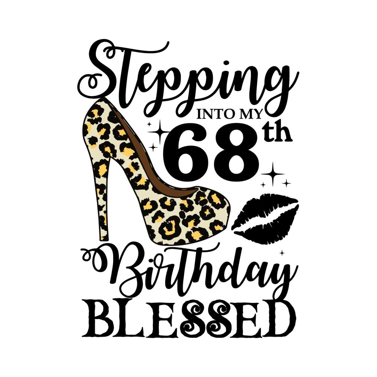 Stepping Into My 68th Birthday Blessed Svg, Birthday Svg, 68 | Inspire ...