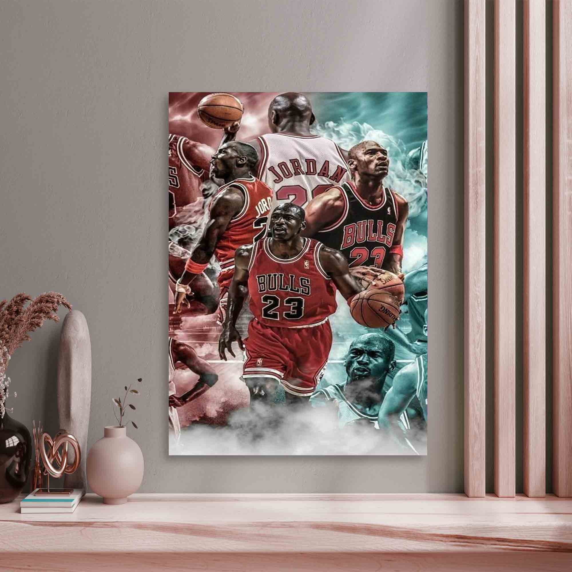 Michael Jordan Last Shot Canvas , Michael Jordan Signature C - Inspire ...