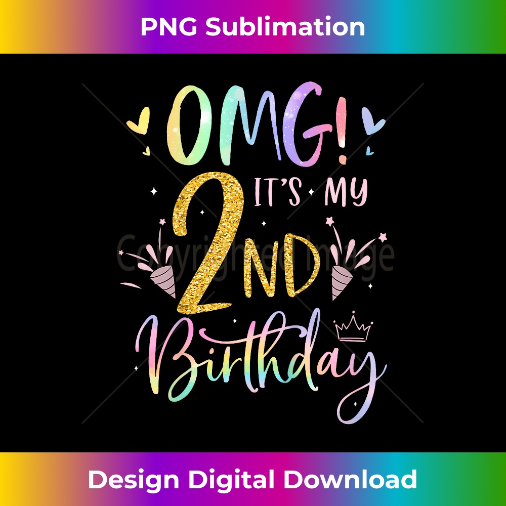 Kids OMG It's My 2nd Birthday Girls Gifts Two 2 Year Old - B | Inspire ...