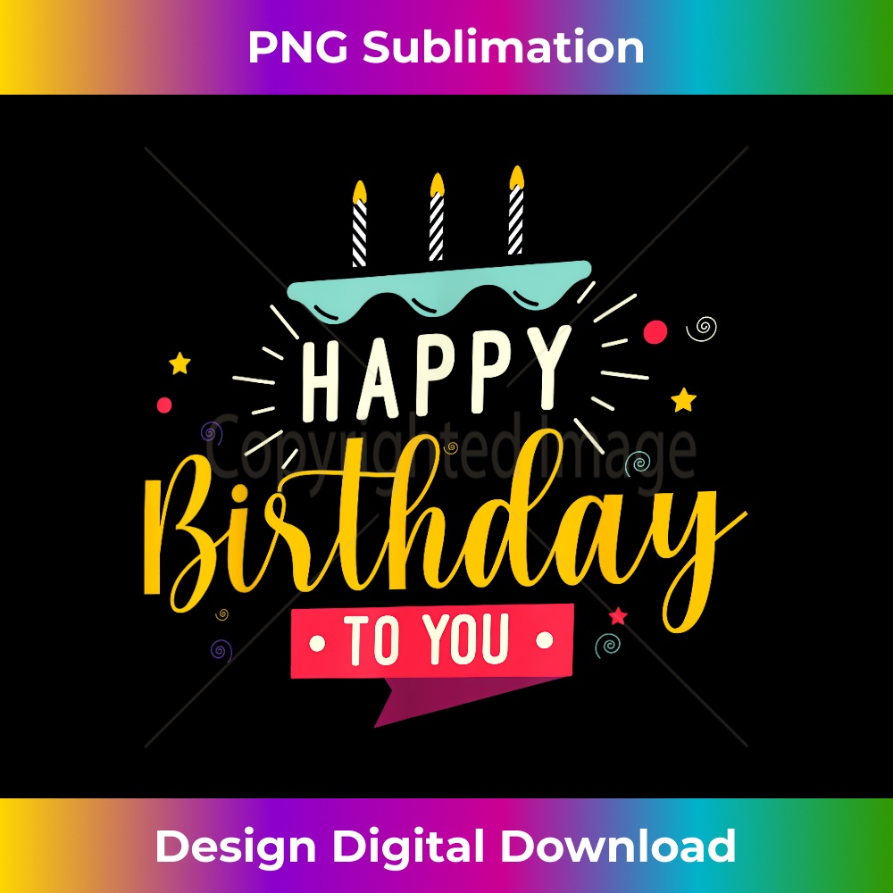 Happy Birthday to y - Minimalist Sublimation Digital File - | Inspire ...