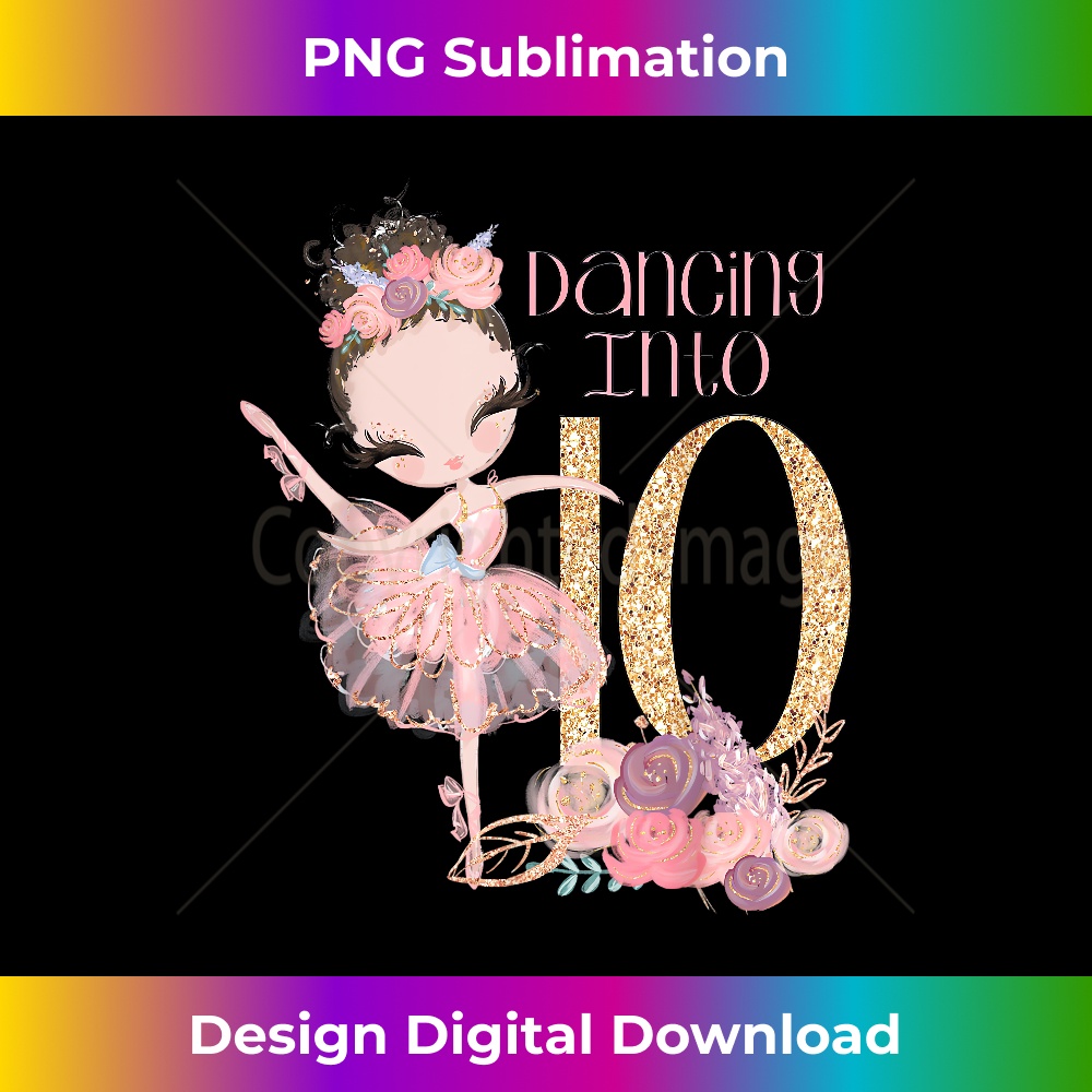 10th Birthday Ballerina Party Dancer Ballet Ten Dance G - Sl | Inspire ...