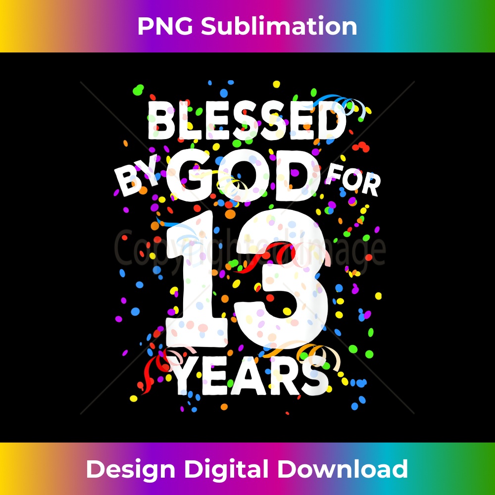 Blessed By God For 13 Years Shirt Happy 13th Birthday S - Cr | Inspire ...