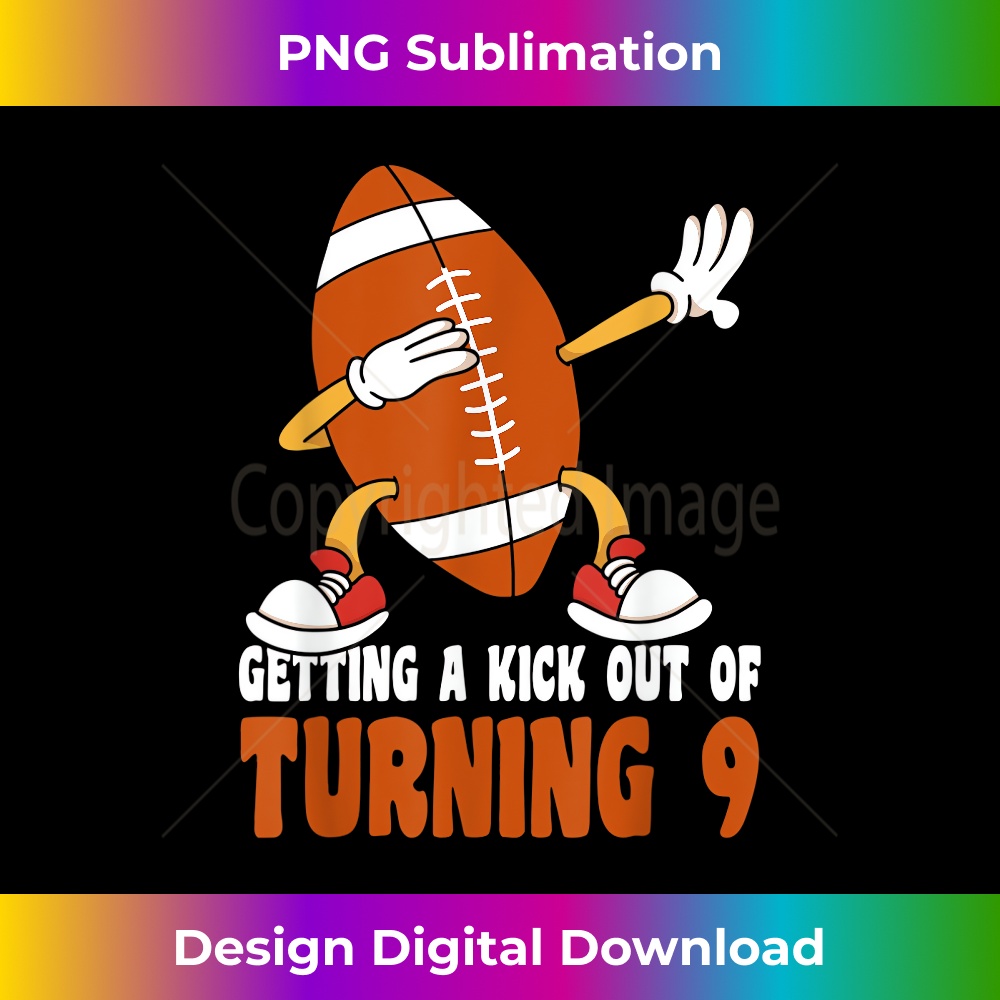 9 Year Old Happy 9th Birthday Football Dab 9th Birt - Sublim | Inspire ...