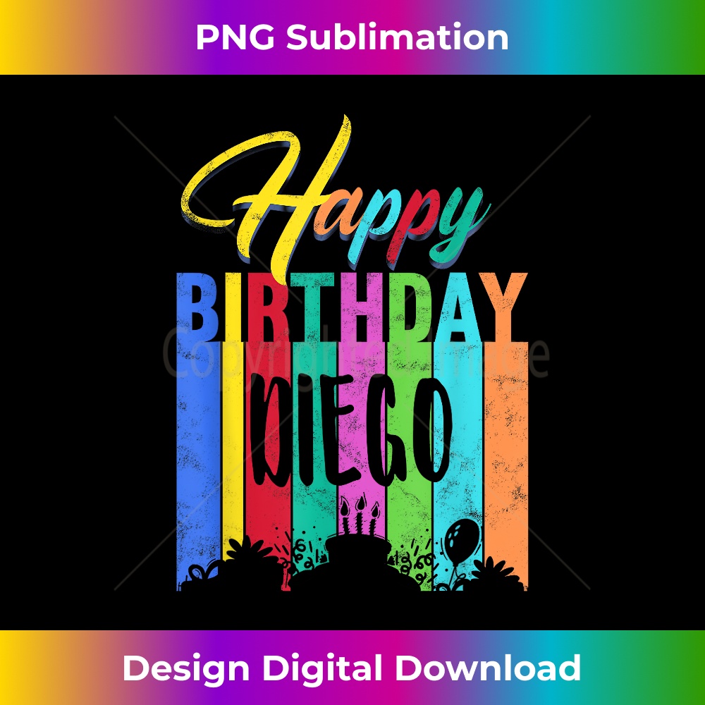 Happy Birthday Diego Personalized Name Gift Custom B - Timel | Inspire ...