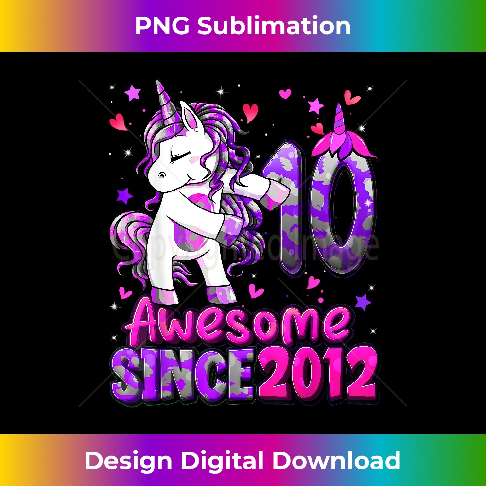 10 Years Old Unicorn Flossing 10th Birthday Girl Unico - Inn | Inspire ...