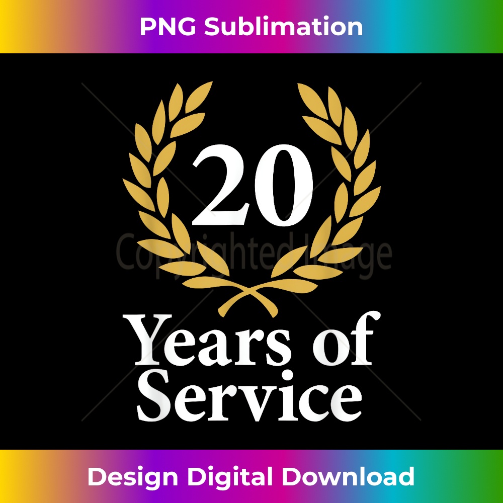 20 Years of Service Funny 20th Work Anniversary Jubil - Luxe | Inspire ...