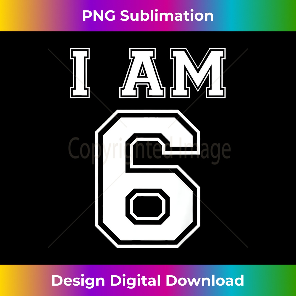 Kids Six Year Old Birthday I Am 6 Football Jersey Sty - Bohe | Inspire ...