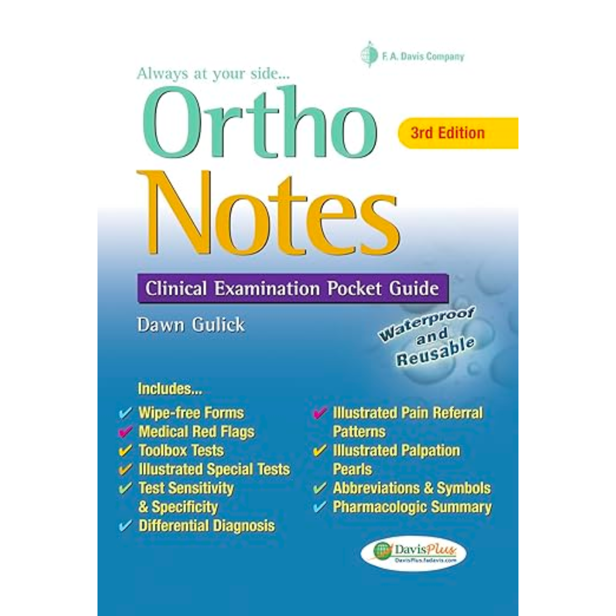 Ortho Notes: Clinical Examination Pocket Guide (Davis's Note | Inspire ...
