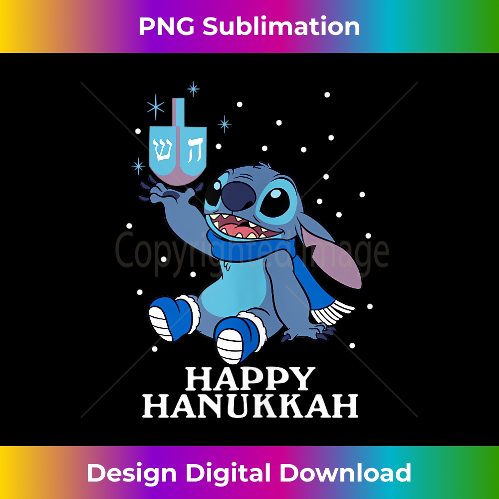 Disney Lilo & Stitch - Happy Hanukkah Stitch Dreidel Tank - - Inspire ...