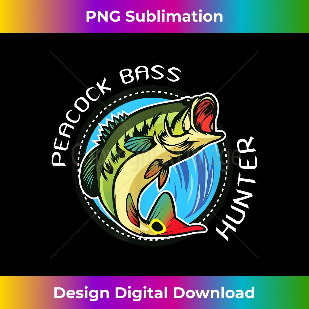 Peacock Bass Hunter, Fish T S - Crafted Sublimation Digital | Inspire ...
