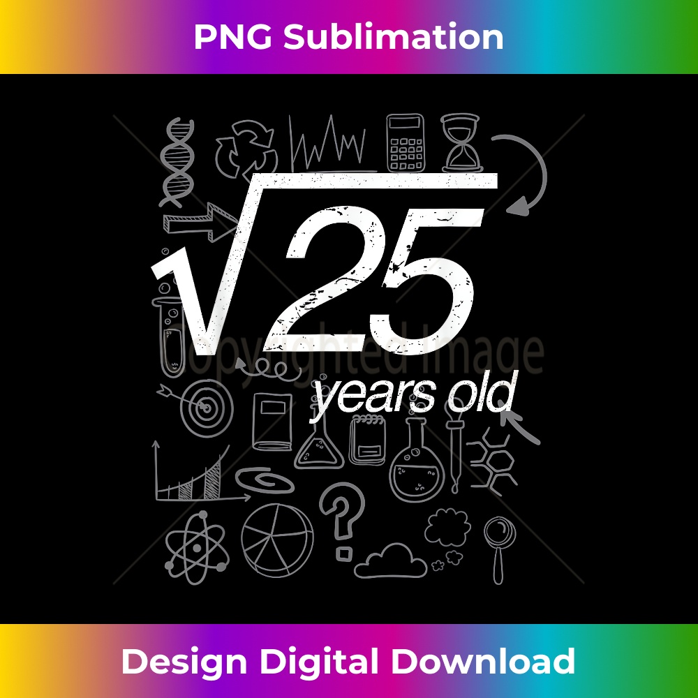 Square Root of 25 5th Birthday 5 Years Old T-Shirt Ma - Eco- - Inspire ...