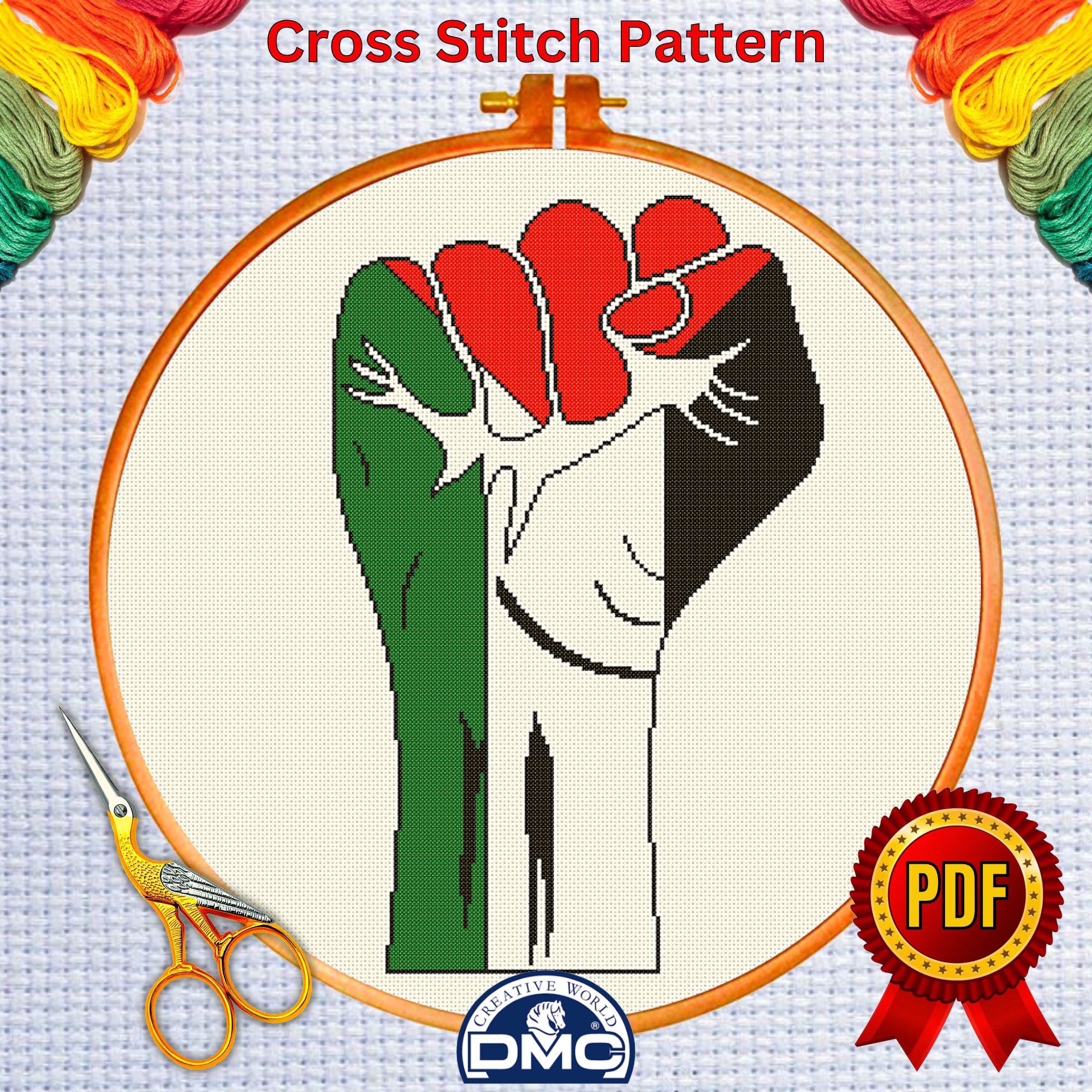 Free Palestine Cross Stitch Pattern 3, | Islamic cross stitc - Inspire ...
