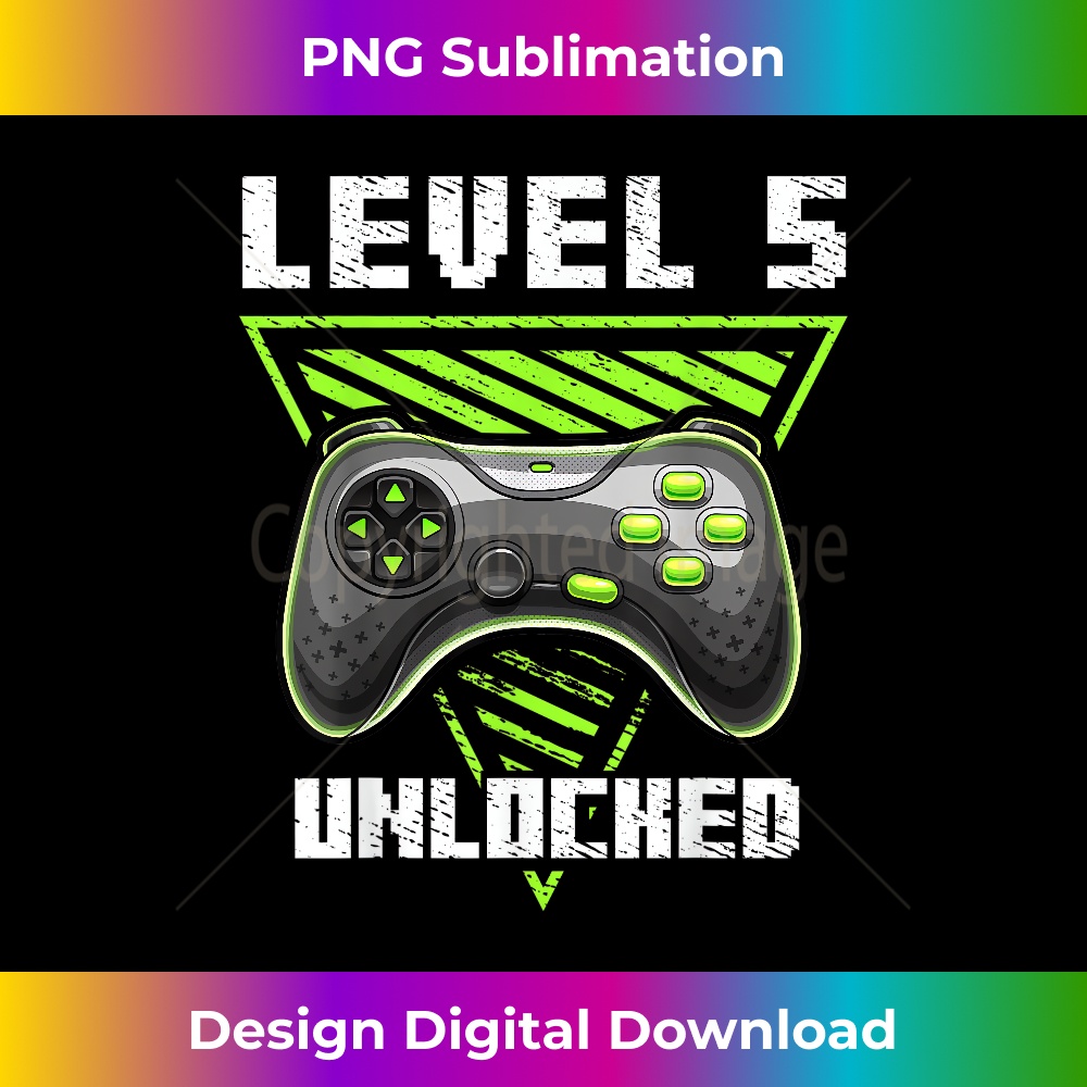 Level 5 Unlocked Video Game 5th Birthday Gamer Gift - Luxe S | Inspire ...