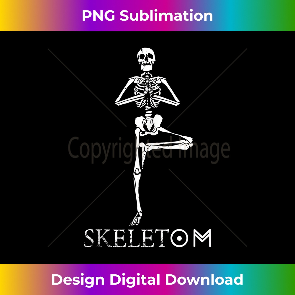 Yoga Skeleton - Skeleton Om - Half Lotus Pose - Skeletom Tan - Inspire ...