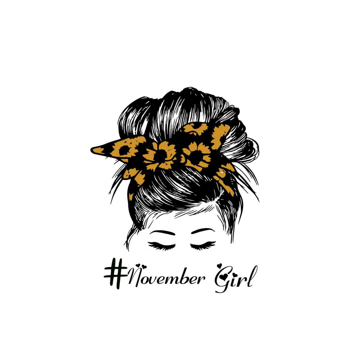 November Girl Svg, Birthday Svg, Happy Birthday Svg, Novembe | Inspire ...