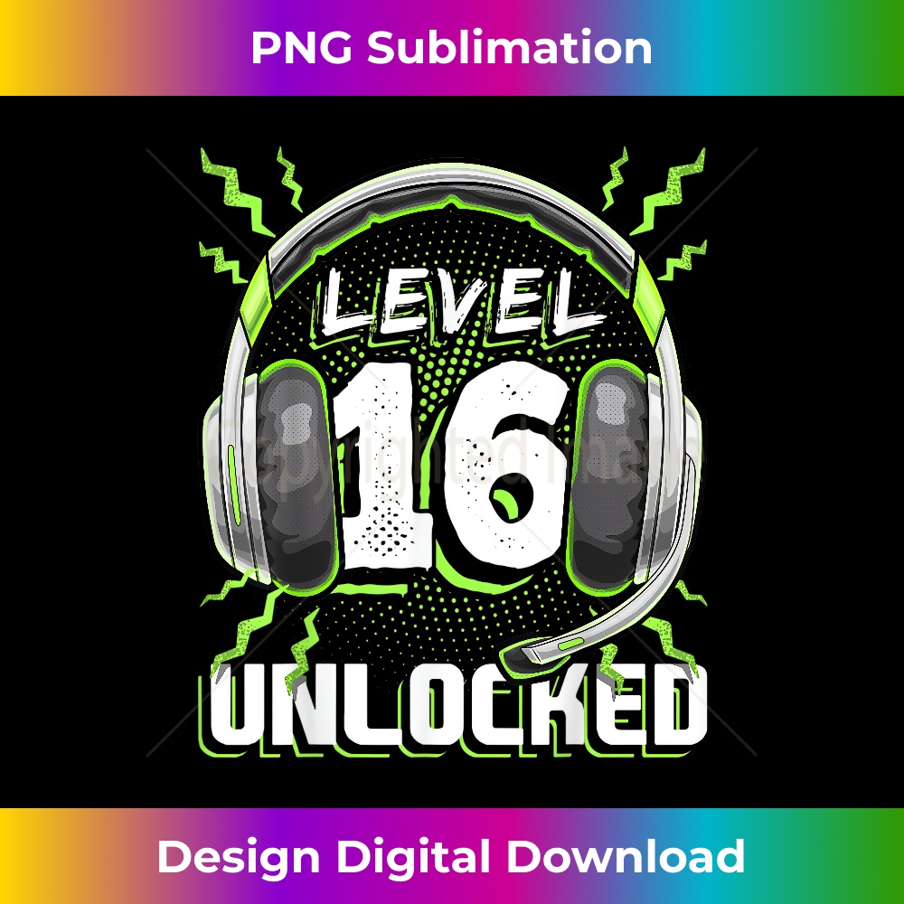 Level 16 Unlocked Video Game 16th Birthday PC Gaming - Conte | Inspire ...