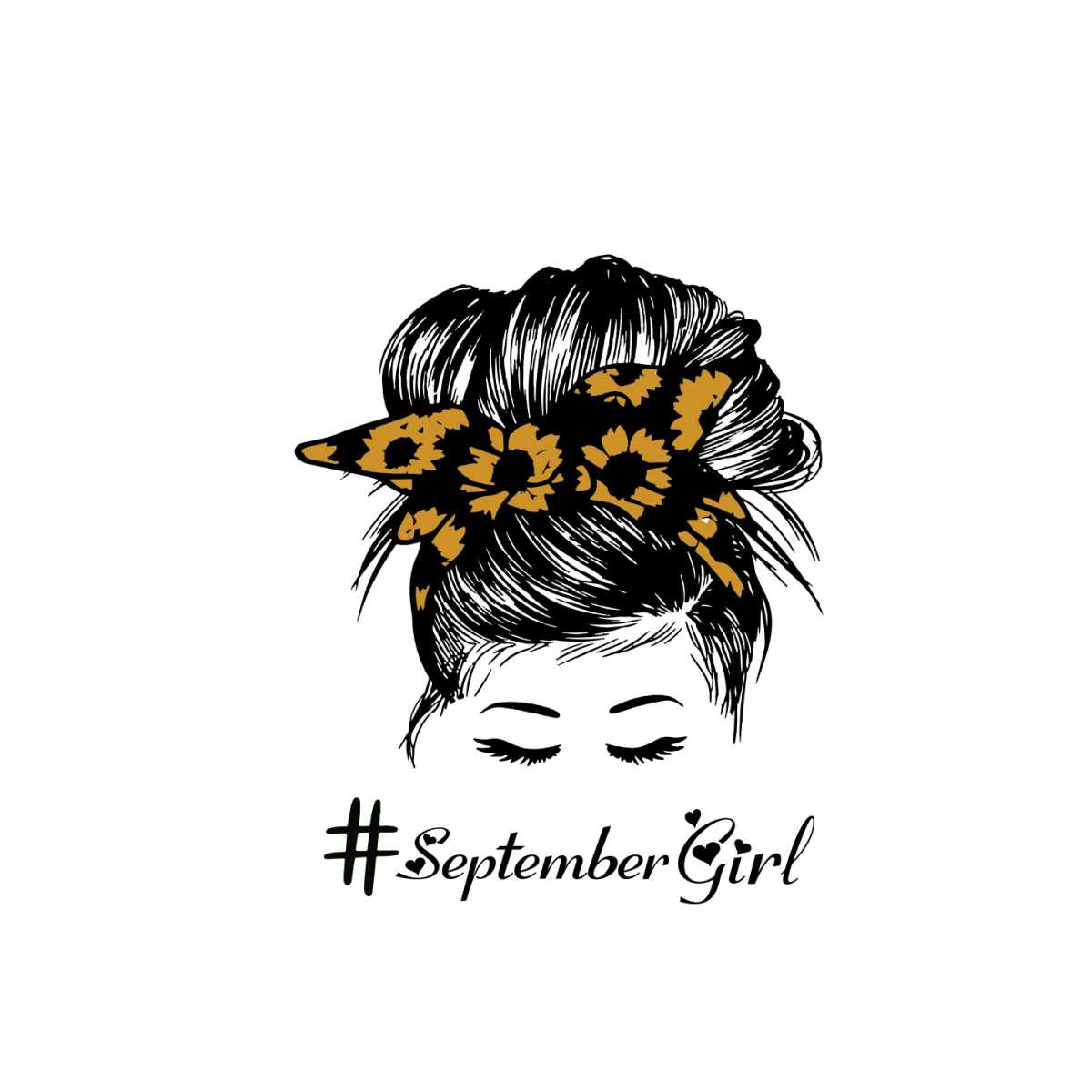 September Girl Svg, Birthday Svg, Happy Birthday Svg, Septem | Inspire ...