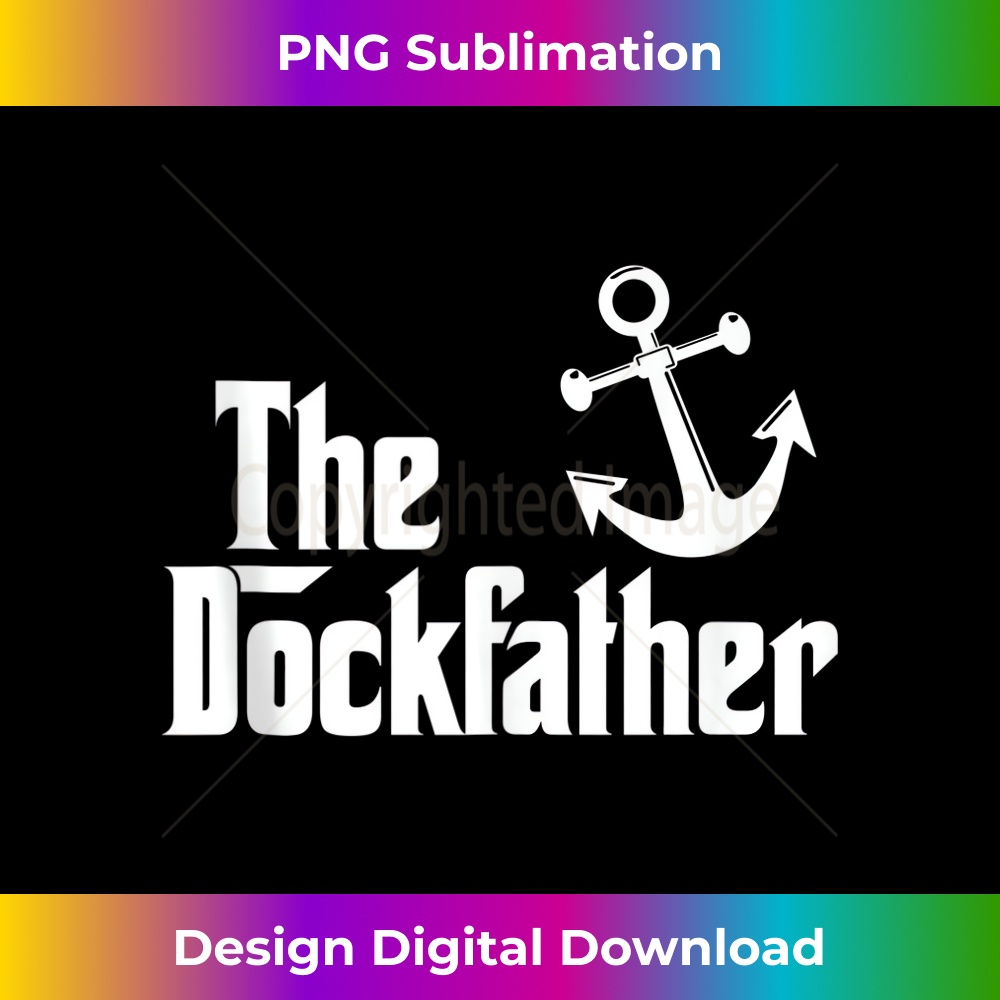 Mens The Dockfather Funny Boating Fishing Boat Dad Captain B | Inspire ...
