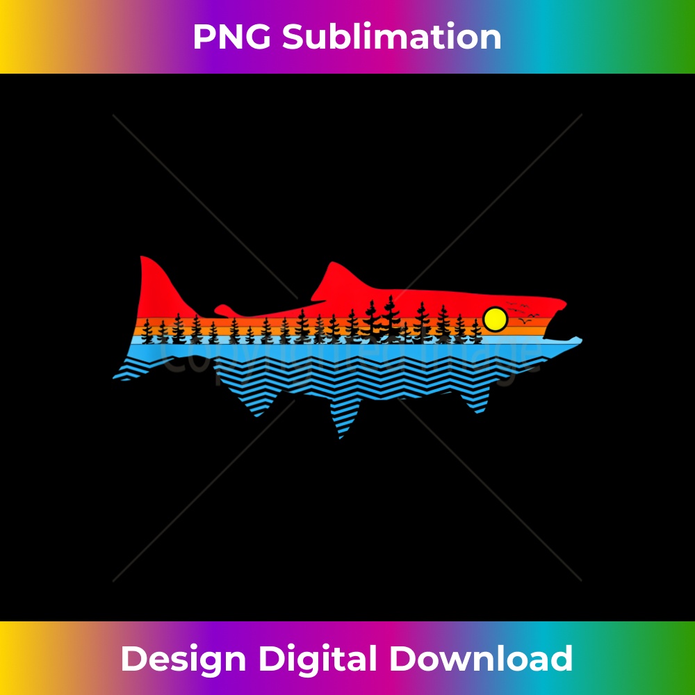 Vintage Nature Outdoor Fishing - Fisher Salmon Fish Tank - E | Inspire ...