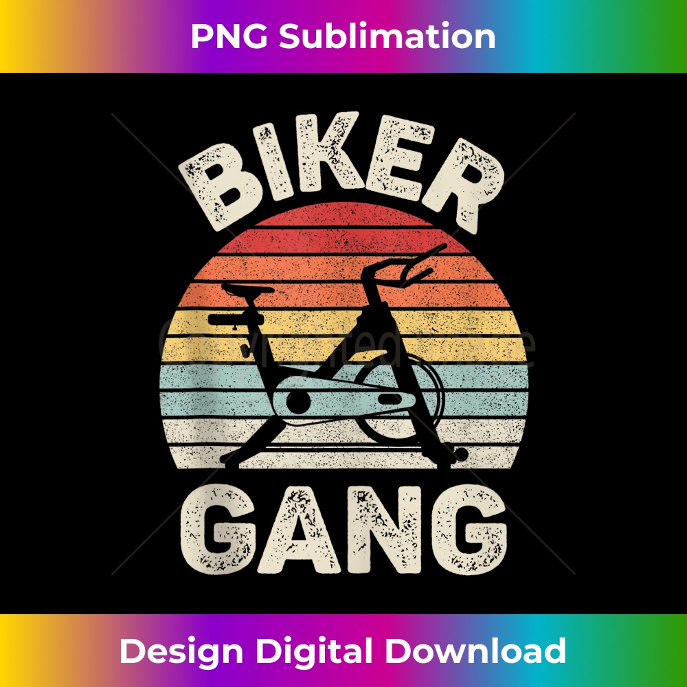 Retro Vintage Biker Gang Saying Gym Workout Spinning Tank T - Inspire ...