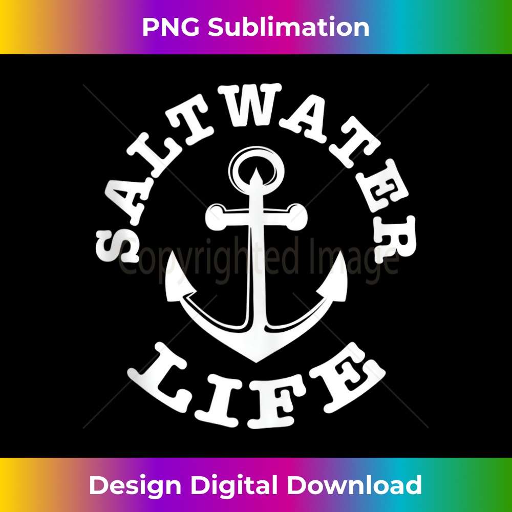 Saltwater Life Fishing Gift Tank T - Eco-Friendly Sublimatio | Inspire ...