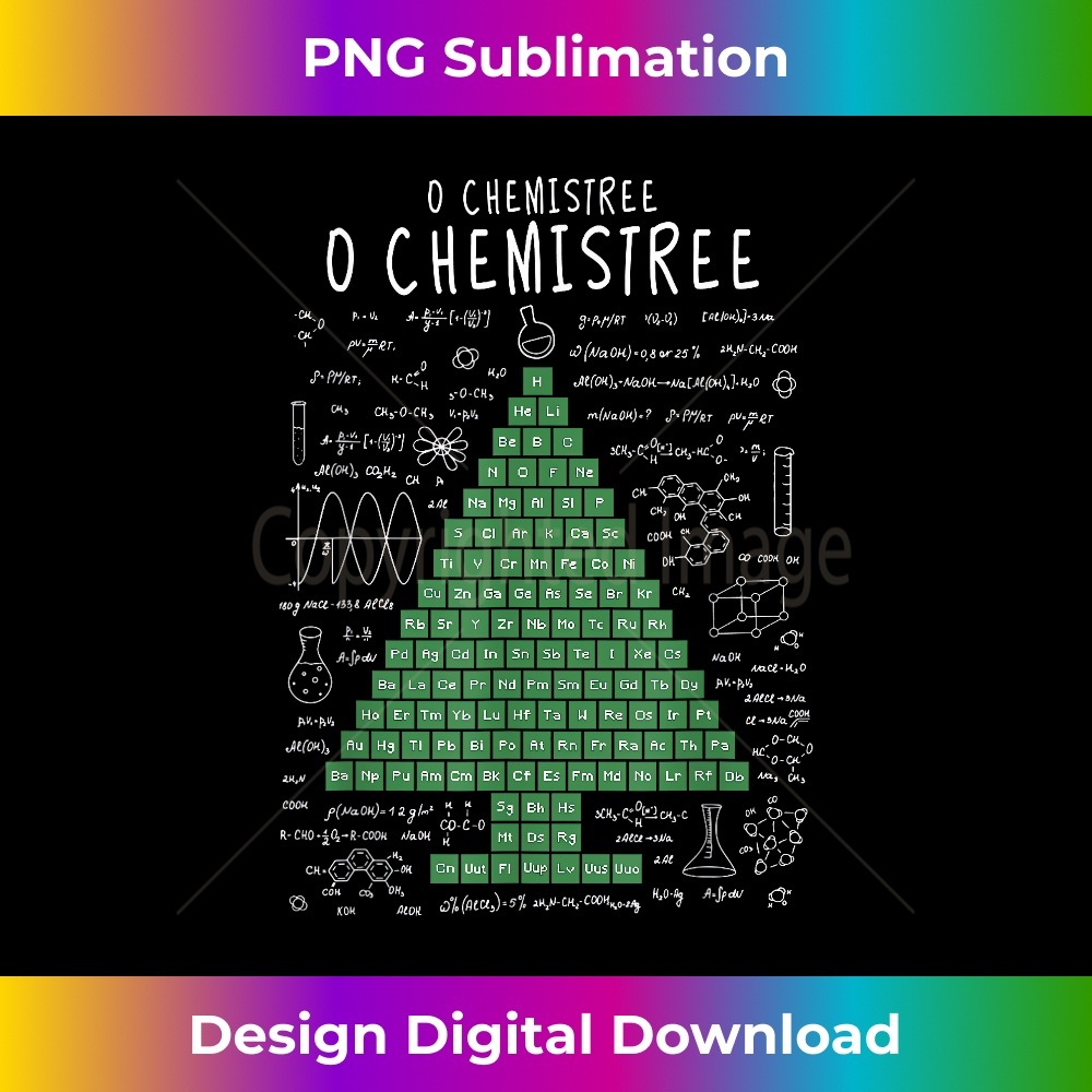 O Chemistree Funny Periodic Table Chemistry Christmas - Slee | Inspire ...
