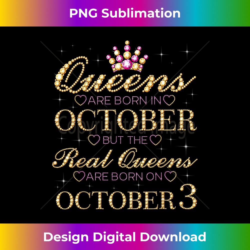 Real Queens Are Born On October 3, 3rd October Birt - Contem | Inspire ...
