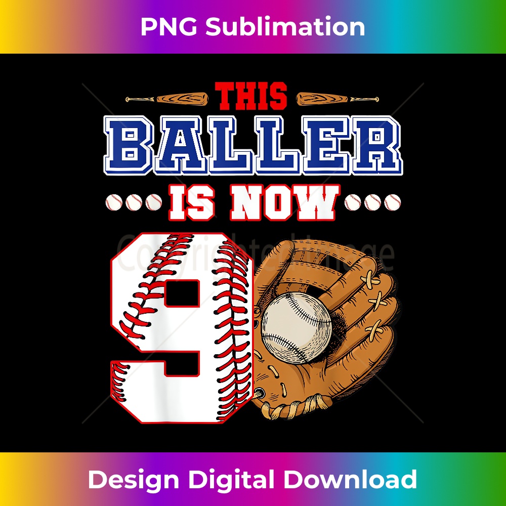 This Baller Is Now Nine Years Old 9th Birthday Base - Urban | Inspire ...