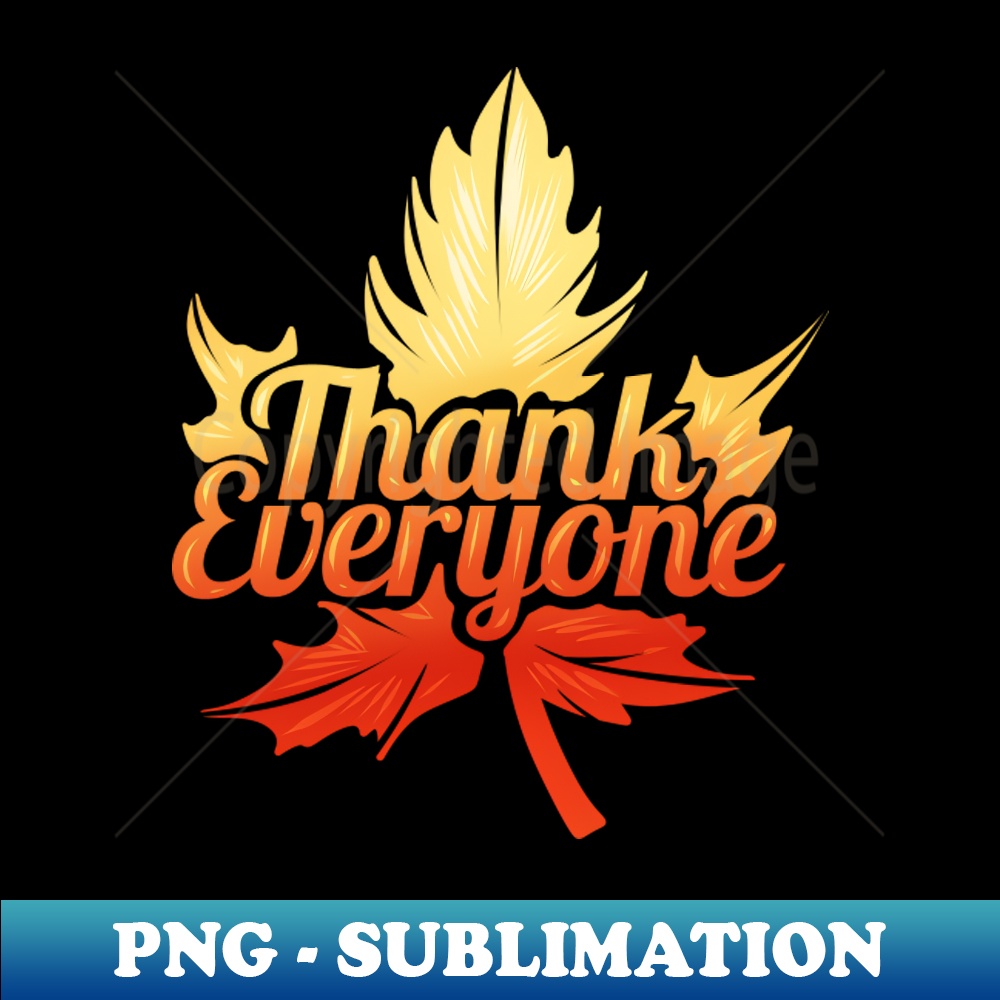 Brown Maple Leave Thank Everyone On Thanksgiving - PNG Trans | Inspire ...
