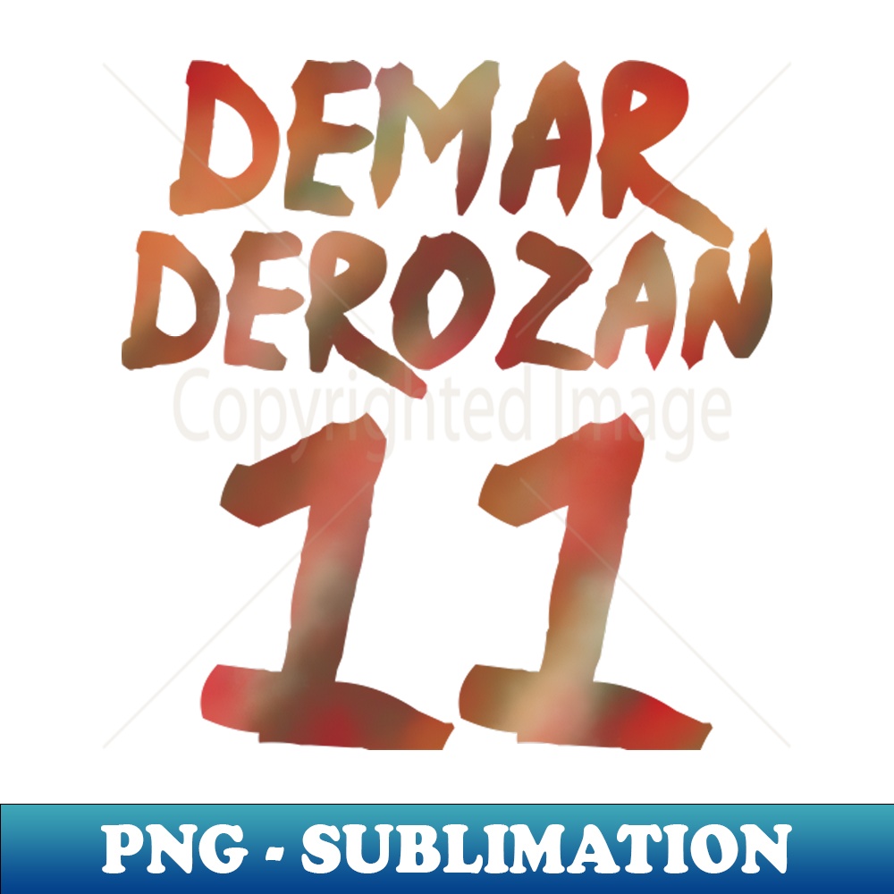 DEMAR DEROZAN - Signature Sublimation PNG File - Fashionable - Inspire Uplift