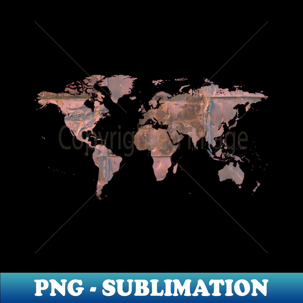 World travel adventure map - PNG Sublimation Digital Downloa | Inspire ...