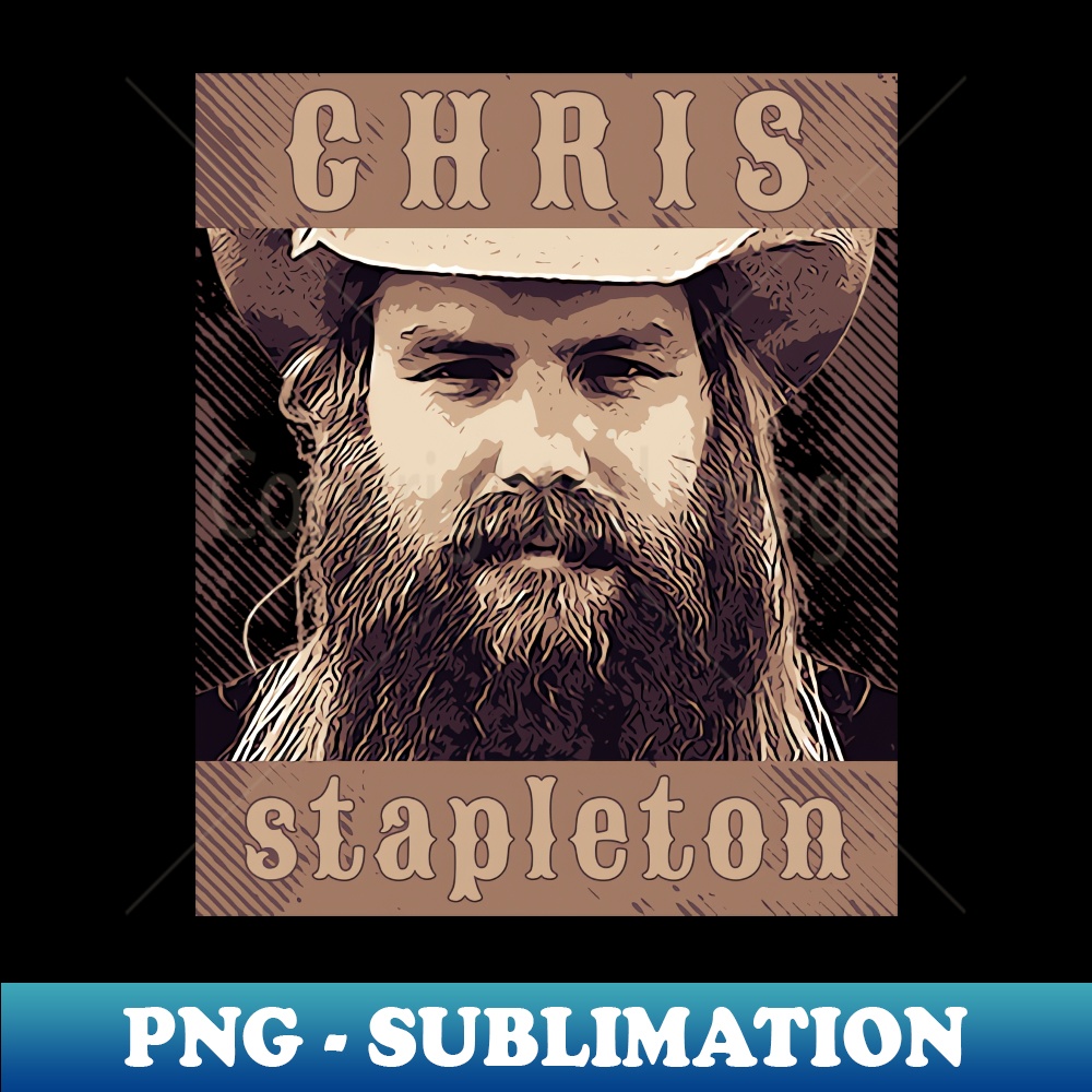 Chris Stapleton - Digital Sublimation Download File - Instan | Inspire ...