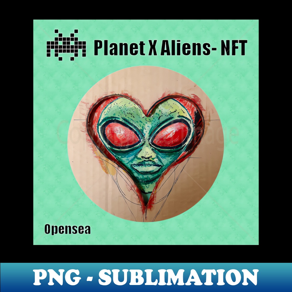 Funny Aliens UFO Invasion - Signature Sublimation PNG File - | Inspire ...