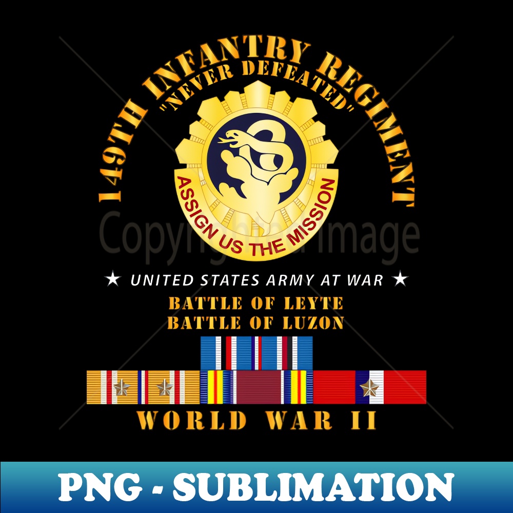 149th Infantry Regiment - Battle of Leyet-Luzon - COA - WWII - Inspire ...