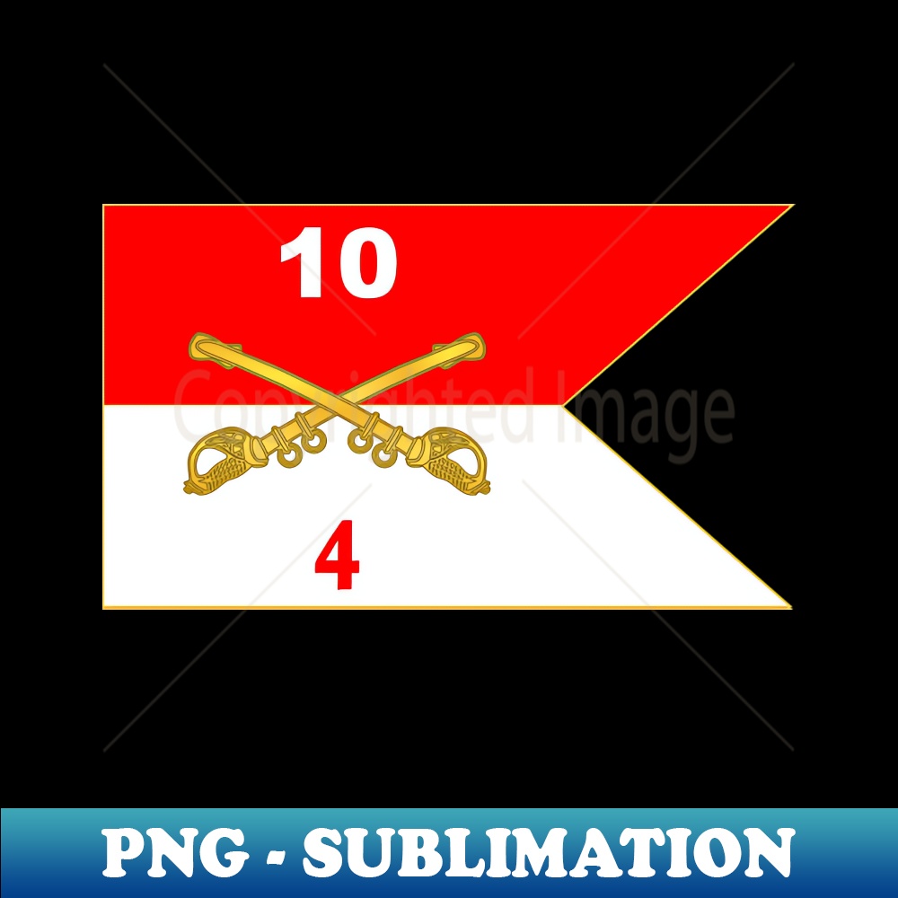 4th Squadron - 10th Cavalry Guidon - Modern Sublimation PNG | Inspire ...