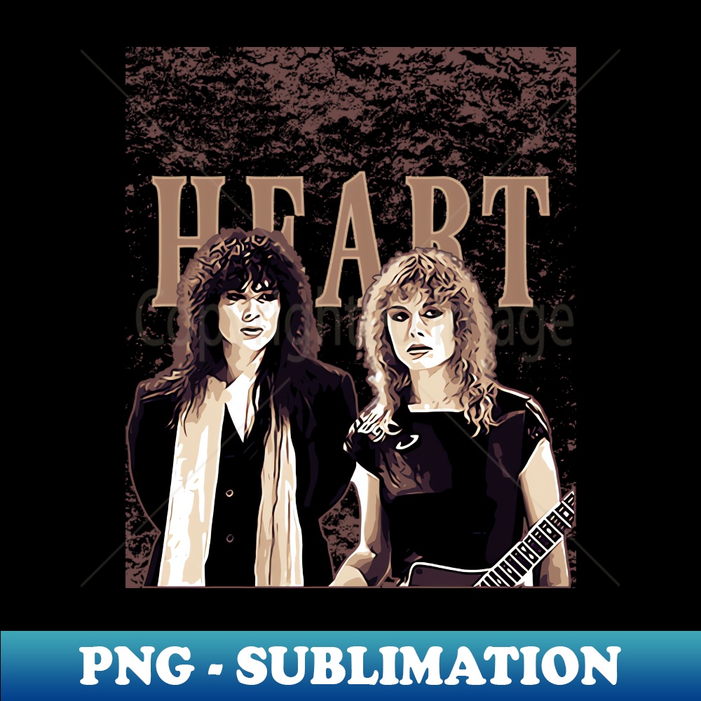 Heart 80s - PNG Transparent Sublimation Design - Enhance Y | Inspire Uplift