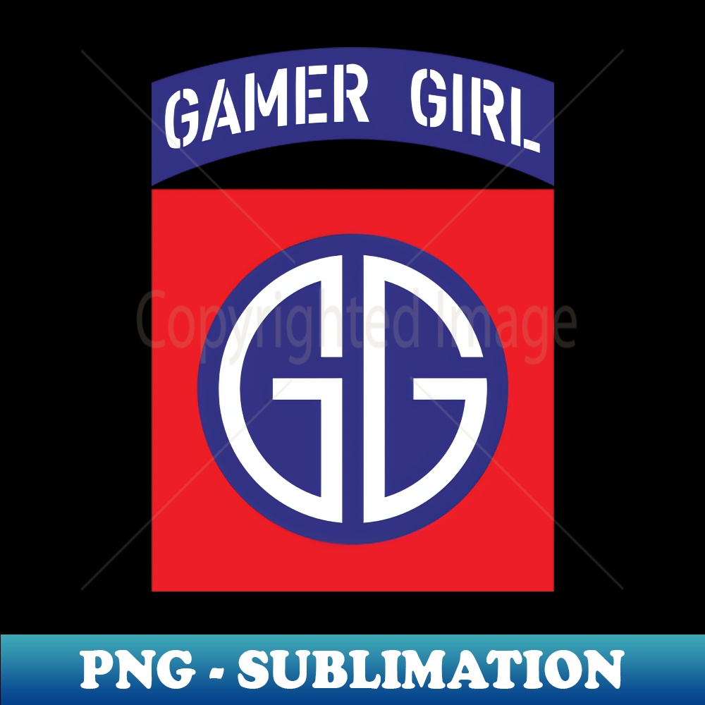 Gamer Girl Logo Patch - PNG Transparent Sublimation Design - | Inspire ...