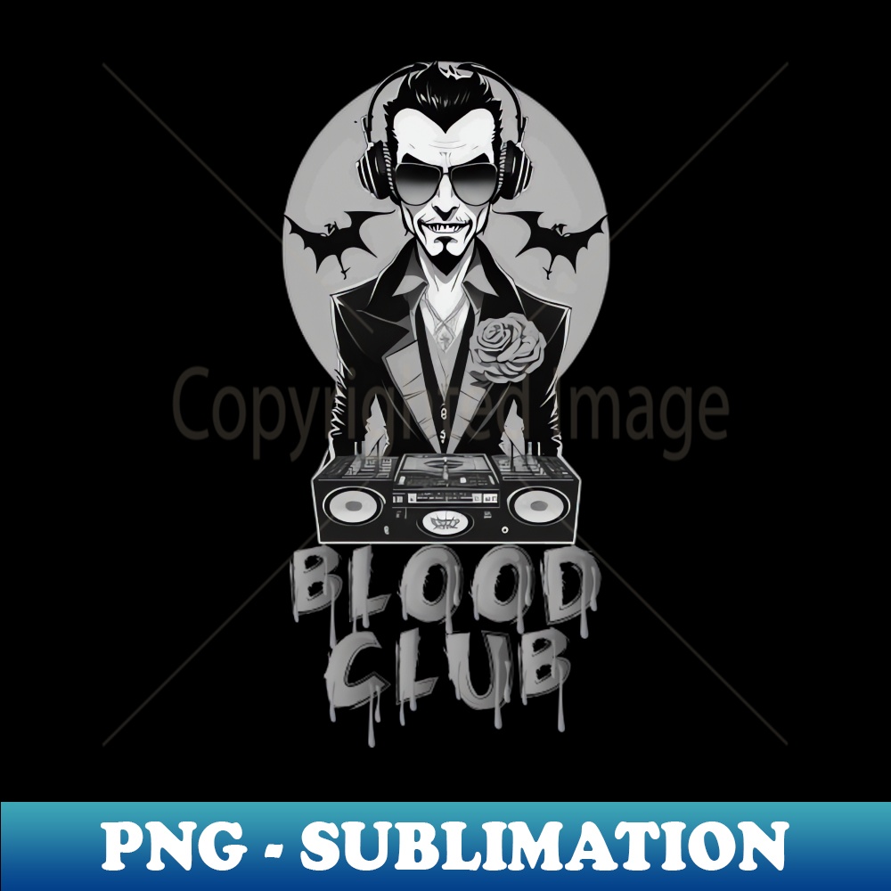 Vampire Blood Club DJ BlackGrey - PNG Transparent Digital Do | Inspire ...