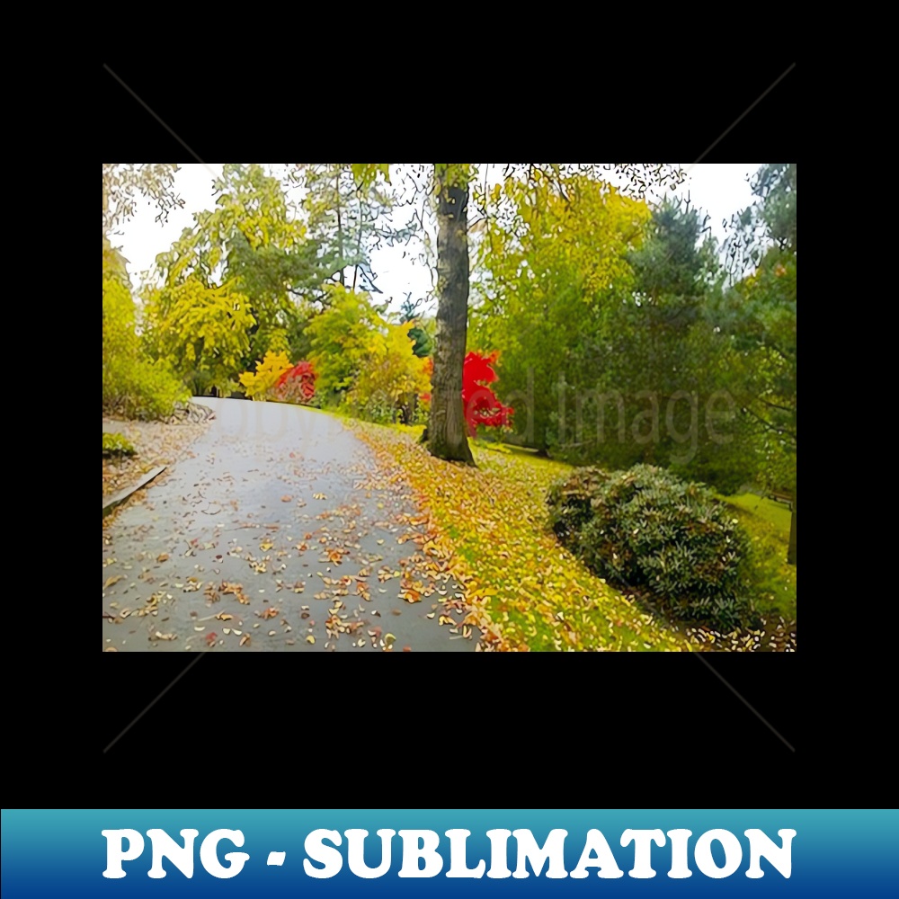 A path to autumn - Artistic Sublimation Digital File - Trans | Inspire Uplift