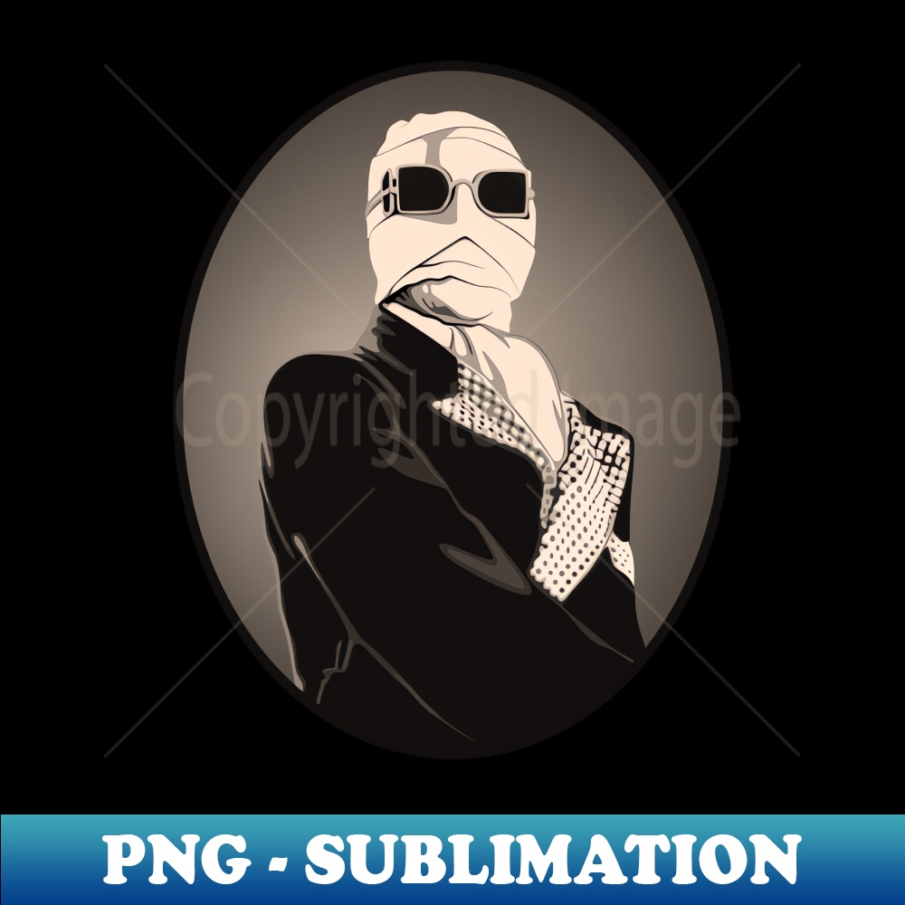 The Invisible Man Portrait Sepia - Professional Sublimation | Inspire ...