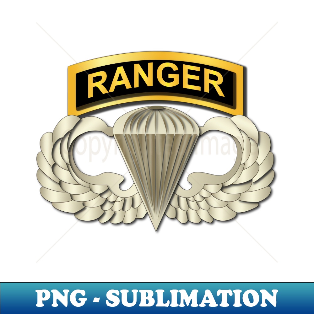 Airborne Badge - Ranger Tab - Sublimation-Ready PNG File - C | Inspire ...
