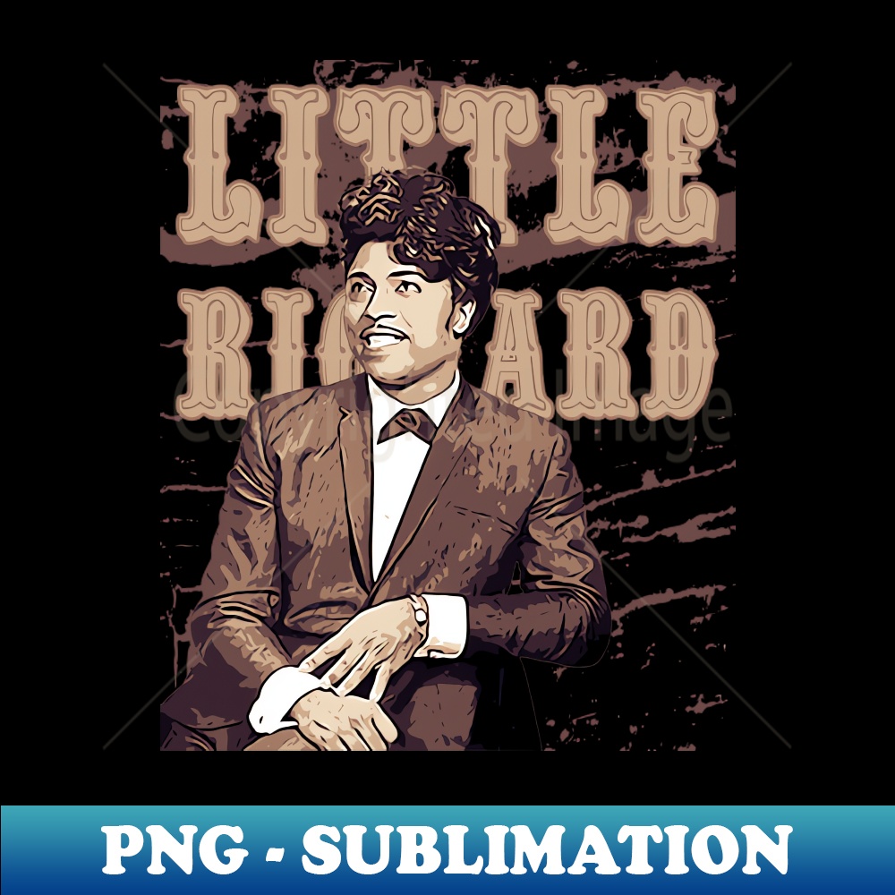 Little Richard - PNG Transparent Sublimation Design - Bring | Inspire ...