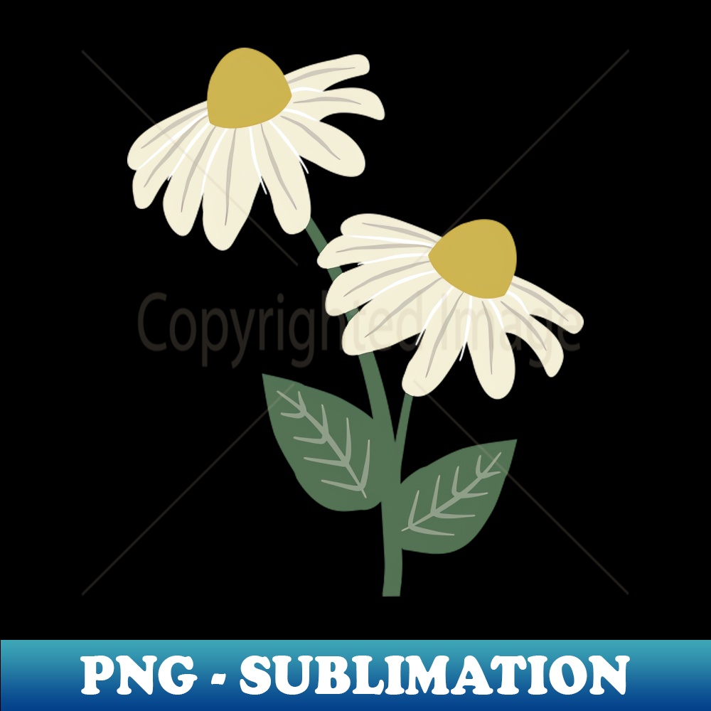 Wildflower Meadow Daisy - Elegant Sublimation PNG Download - | Inspire ...