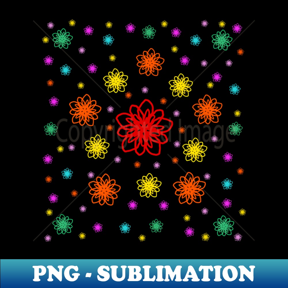 Colorful flowers - Stylish Sublimation Digital Download - Br | Inspire ...