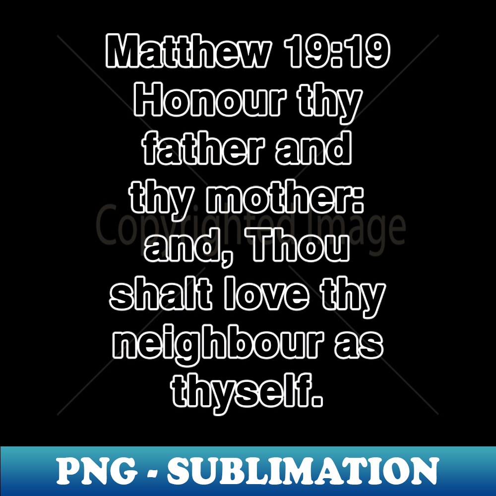 Matthew 1919 King James Version Bible Verse Text - Instant S | Inspire ...