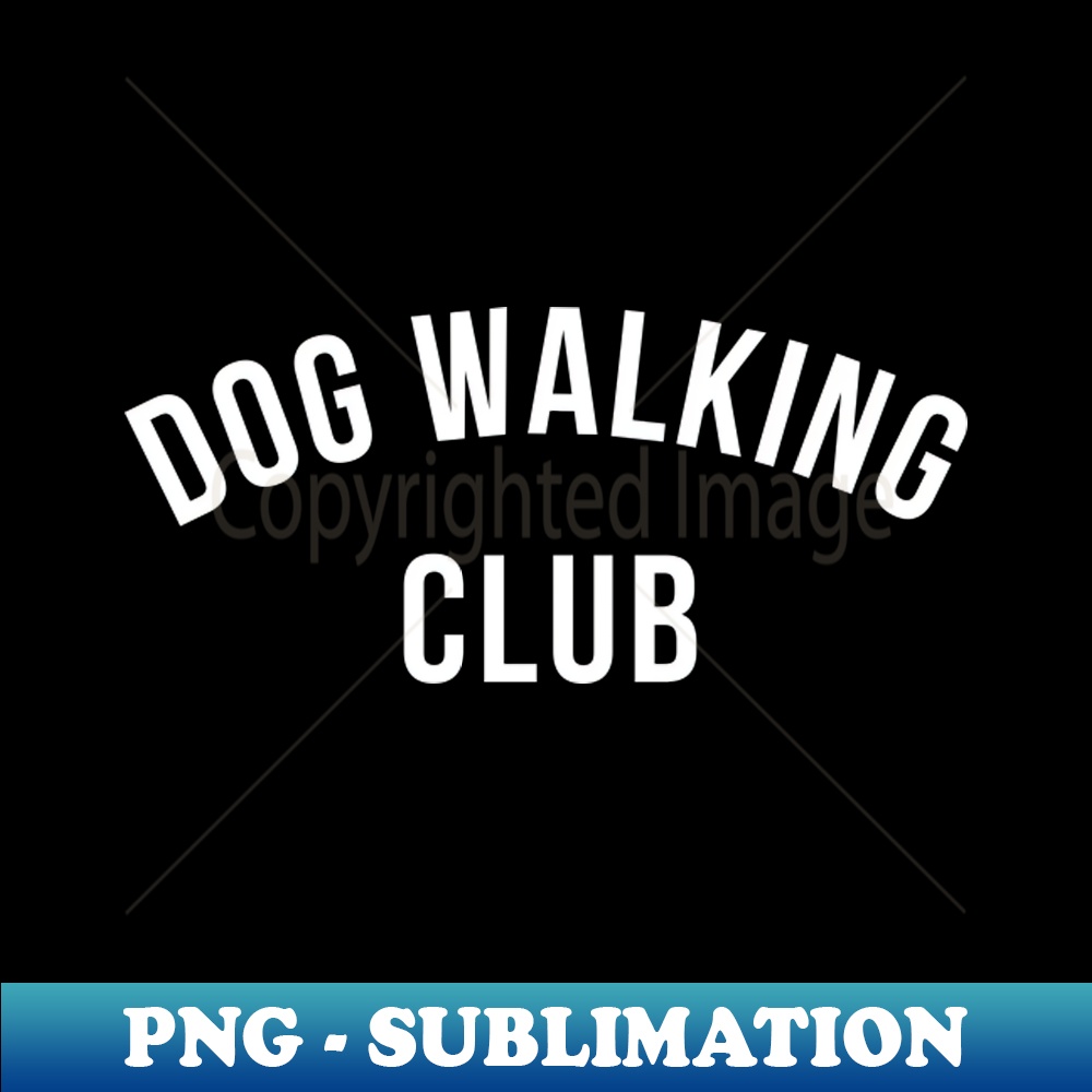 Dog Walking Club Black Typography Design For Dog Walkers and | Inspire ...