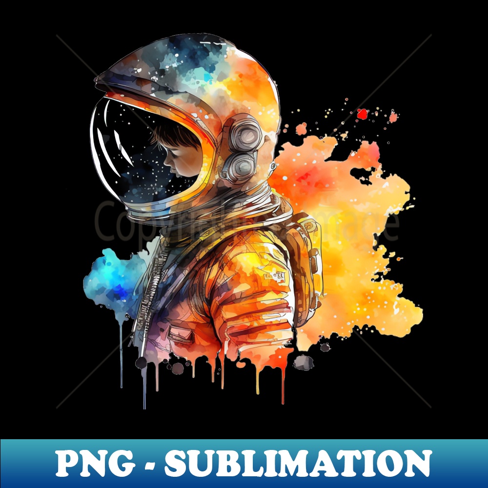 Astronaut Watercolor - Aesthetic Sublimation Digital File - | Inspire ...