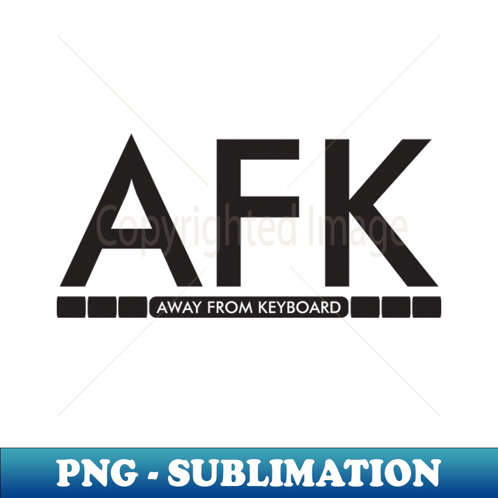 AFK - Retro PNG Sublimation Digital Download - Unleash Your - Inspire ...