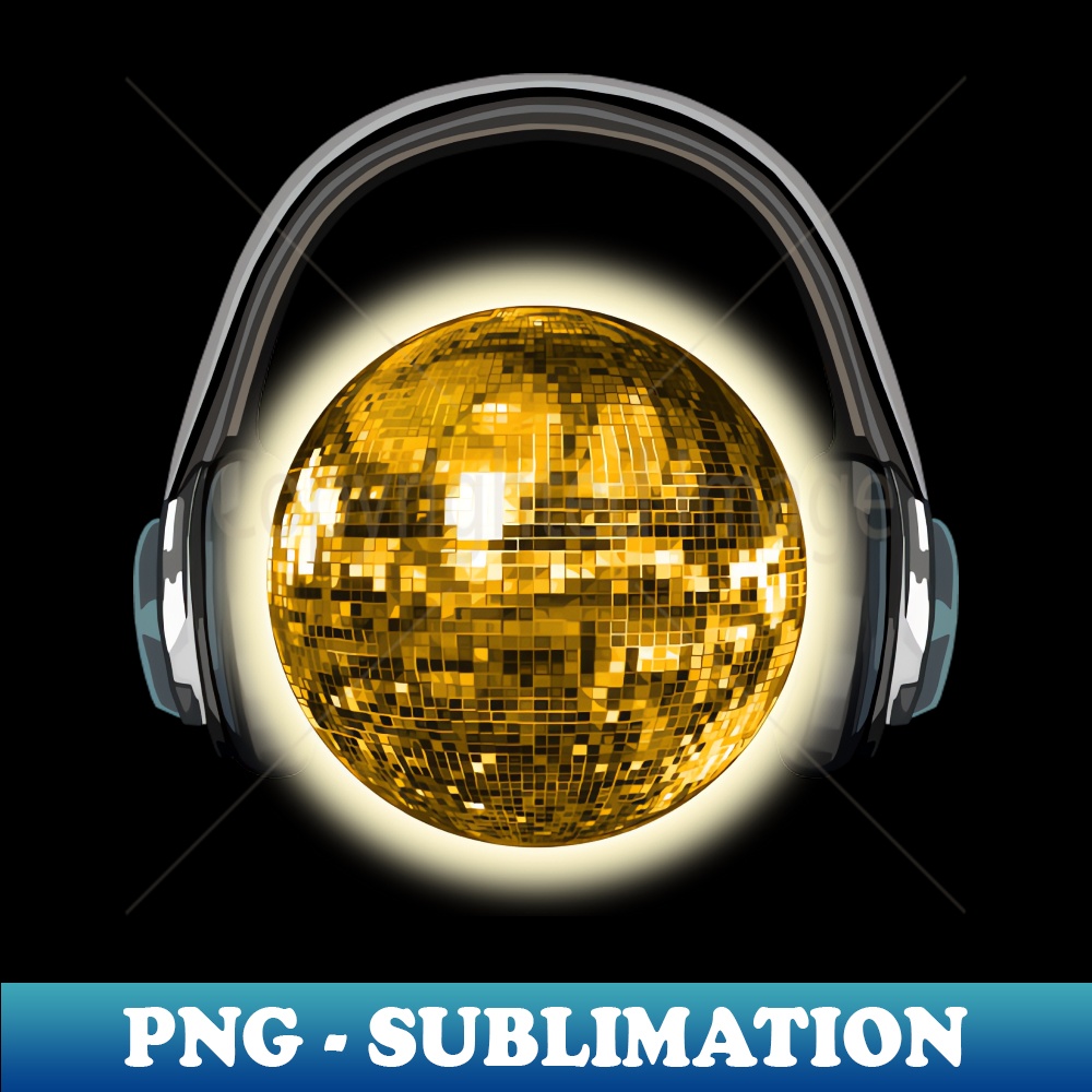 Gold Sunny Disco Ball Sun with Headphones - Exclusive Sublim | Inspire ...