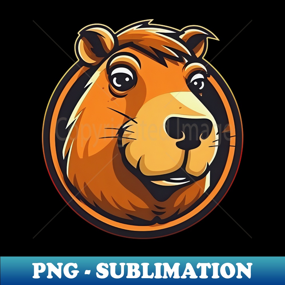 Shocked capybara with wide open eyes - Special Edition Subli | Inspire ...